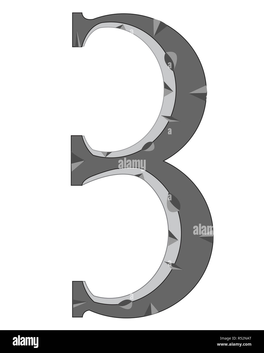 Numeral three hi-res stock photography and images - Alamy