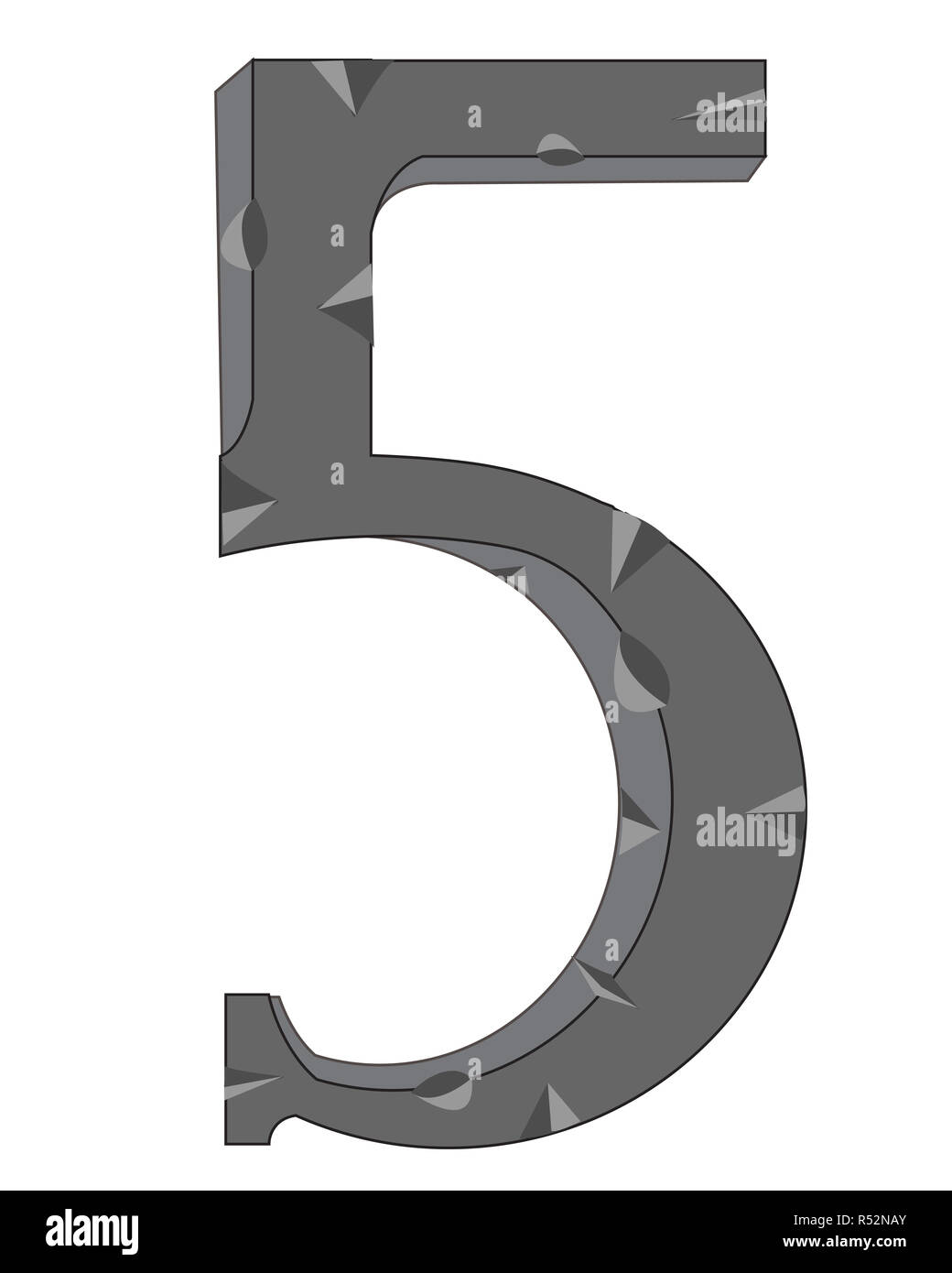 Numeral five hi-res stock photography and images - Alamy