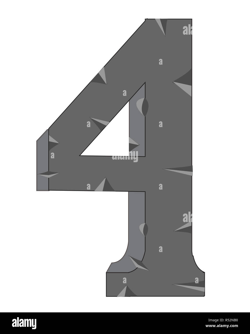Numeral four hi-res stock photography and images - Alamy
