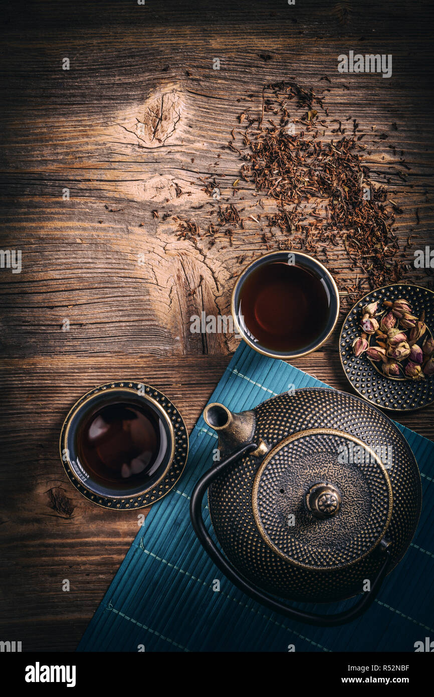 Asian tea set Stock Photo - Alamy