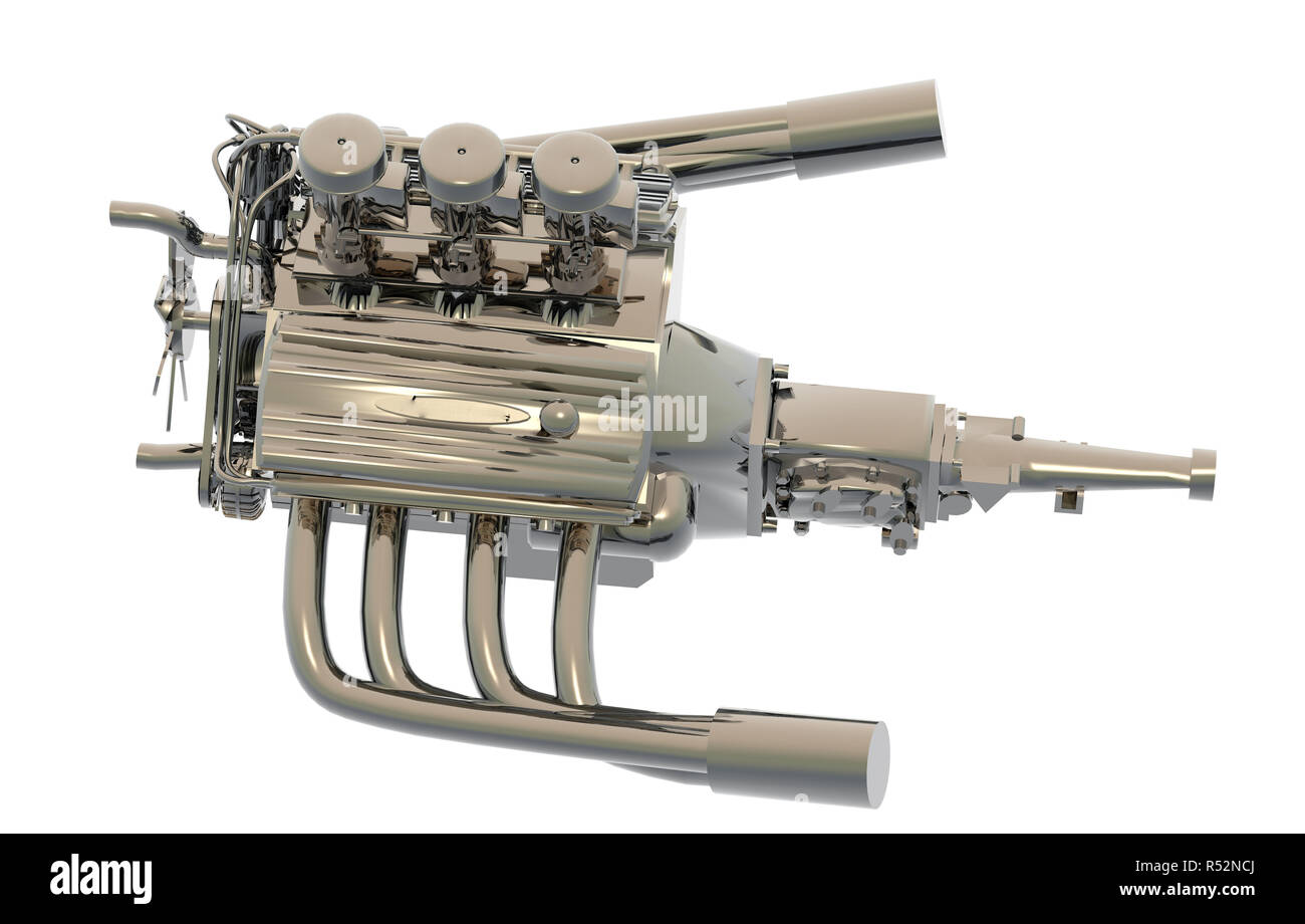 internal combustion engine isolated Stock Photo - Alamy