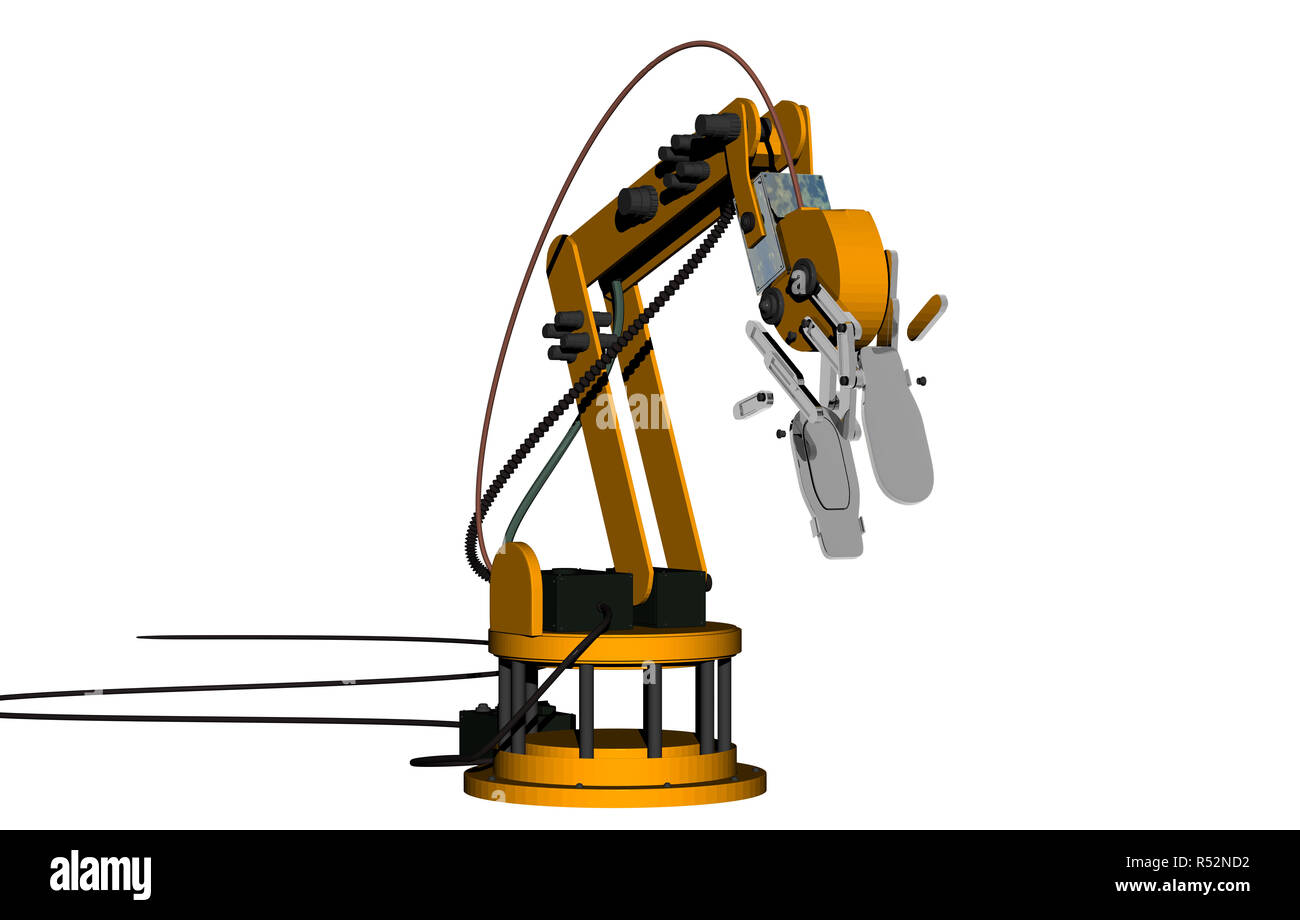 robotic arm released Stock Photo - Alamy