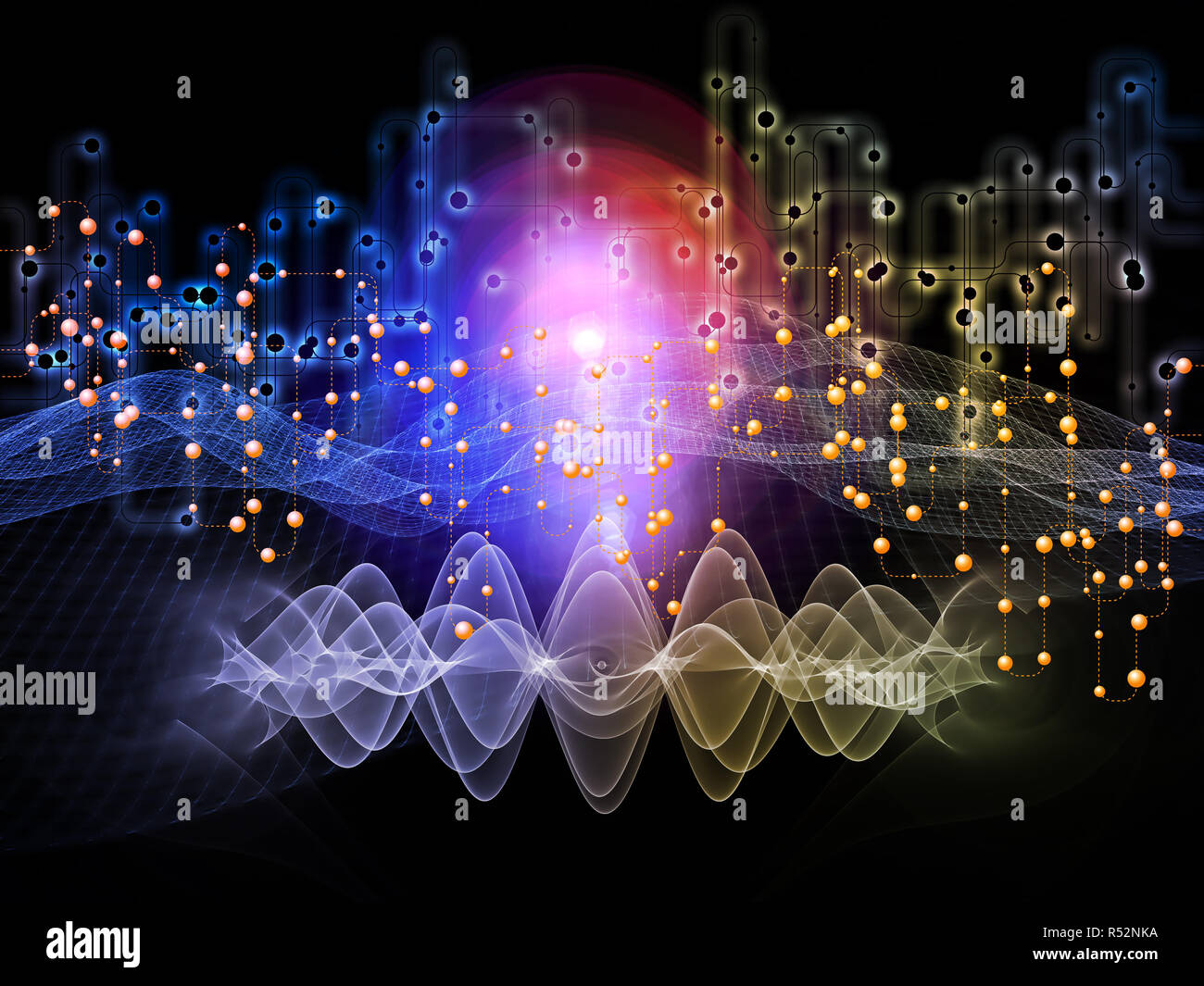 Energy of Data Flow Stock Photo - Alamy