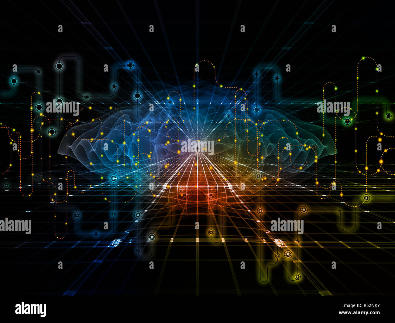 Stream of Data Flow Stock Photo - Alamy