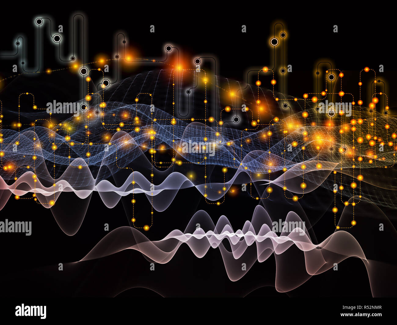 Virtualization of Data Transfers Stock Photo - Alamy
