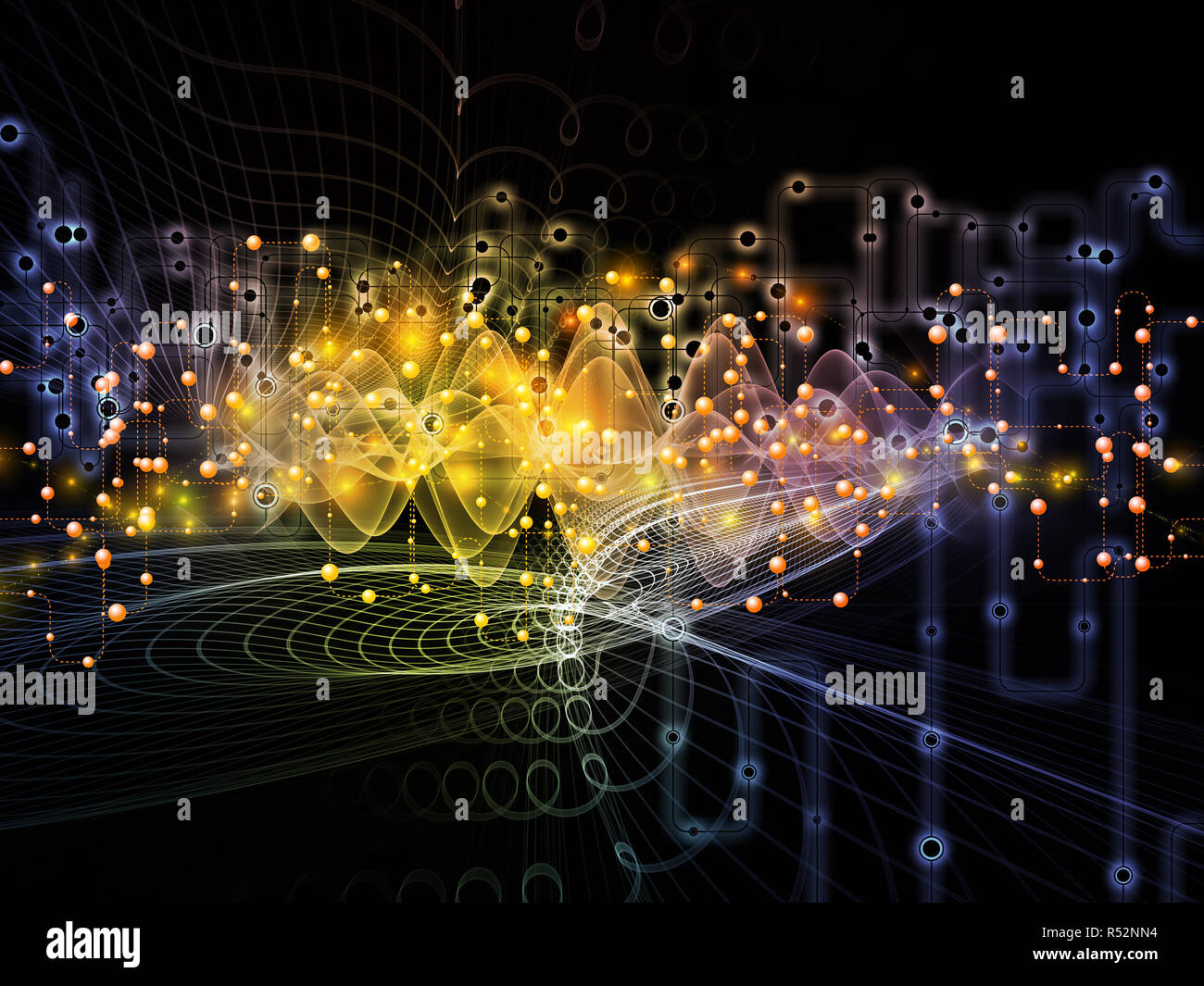 Propagation of Data Transfers Stock Photo - Alamy