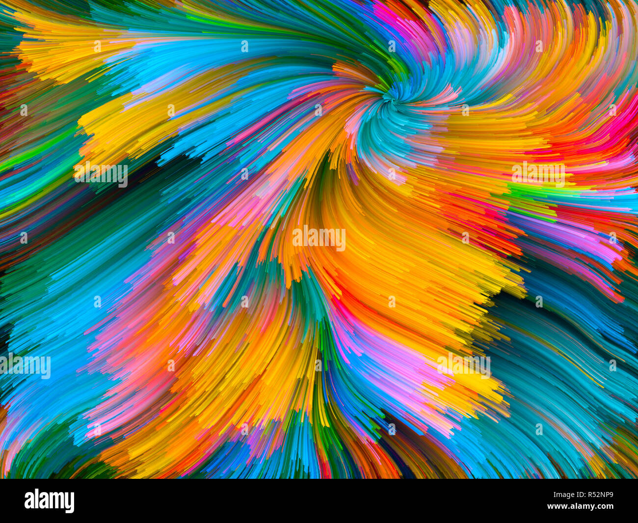 Accidental Color Vortex Stock Photo - Alamy