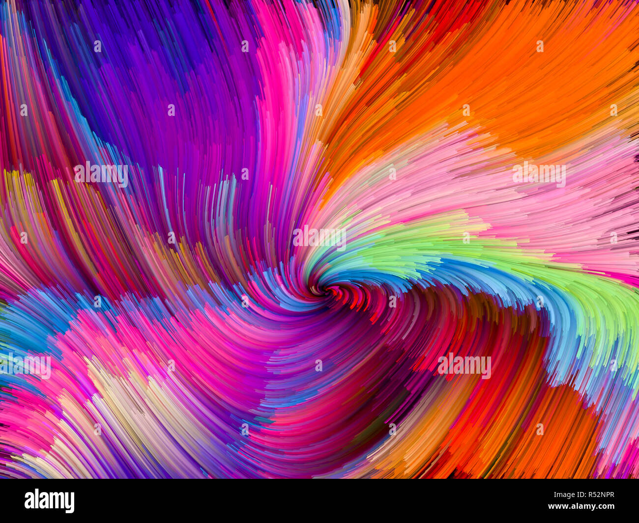 Color Vortex Composition Stock Photo - Alamy