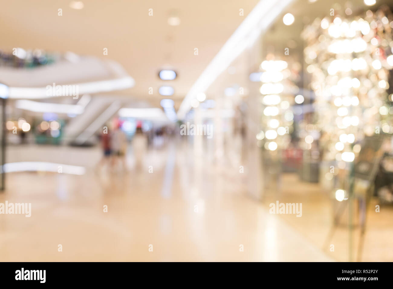 Abstract background of shopping mall Stock Photo - Alamy