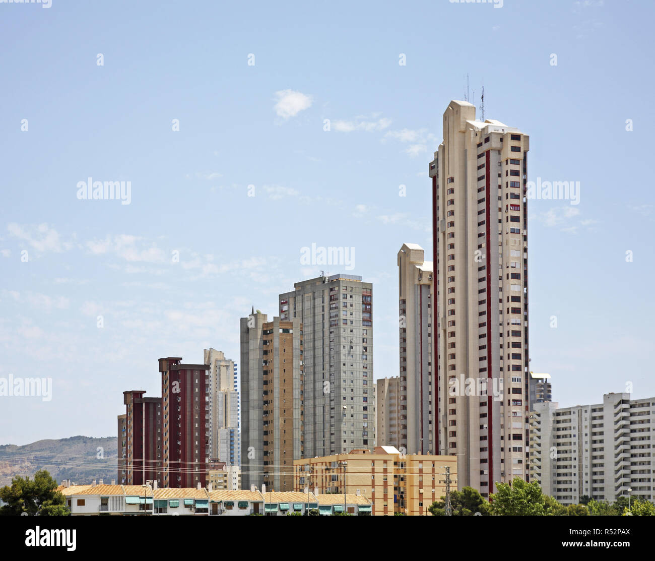 Spain benidorm house facade hi-res stock photography and images - Alamy