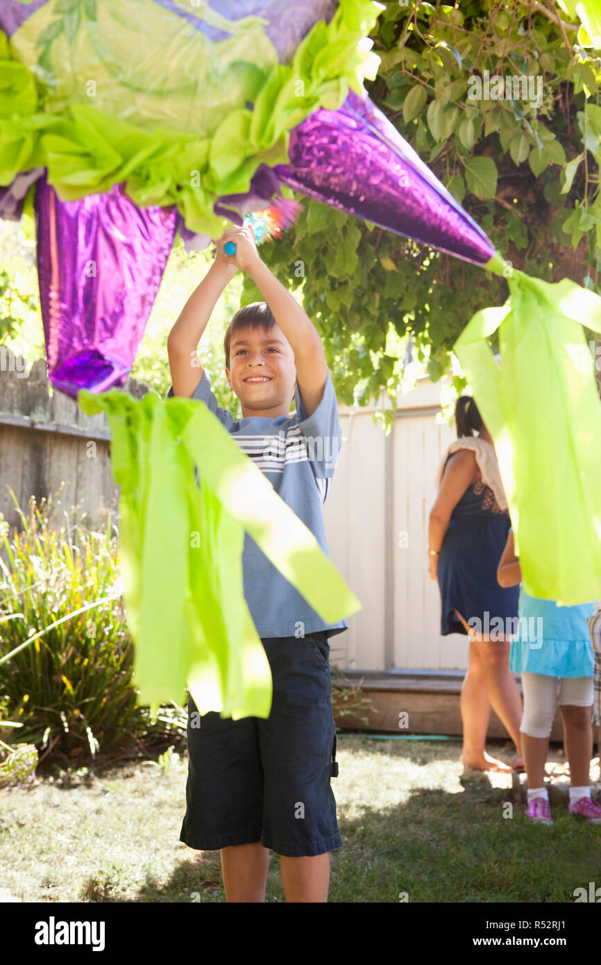Hispanic child pinata hi-res stock photography and images - Alamy