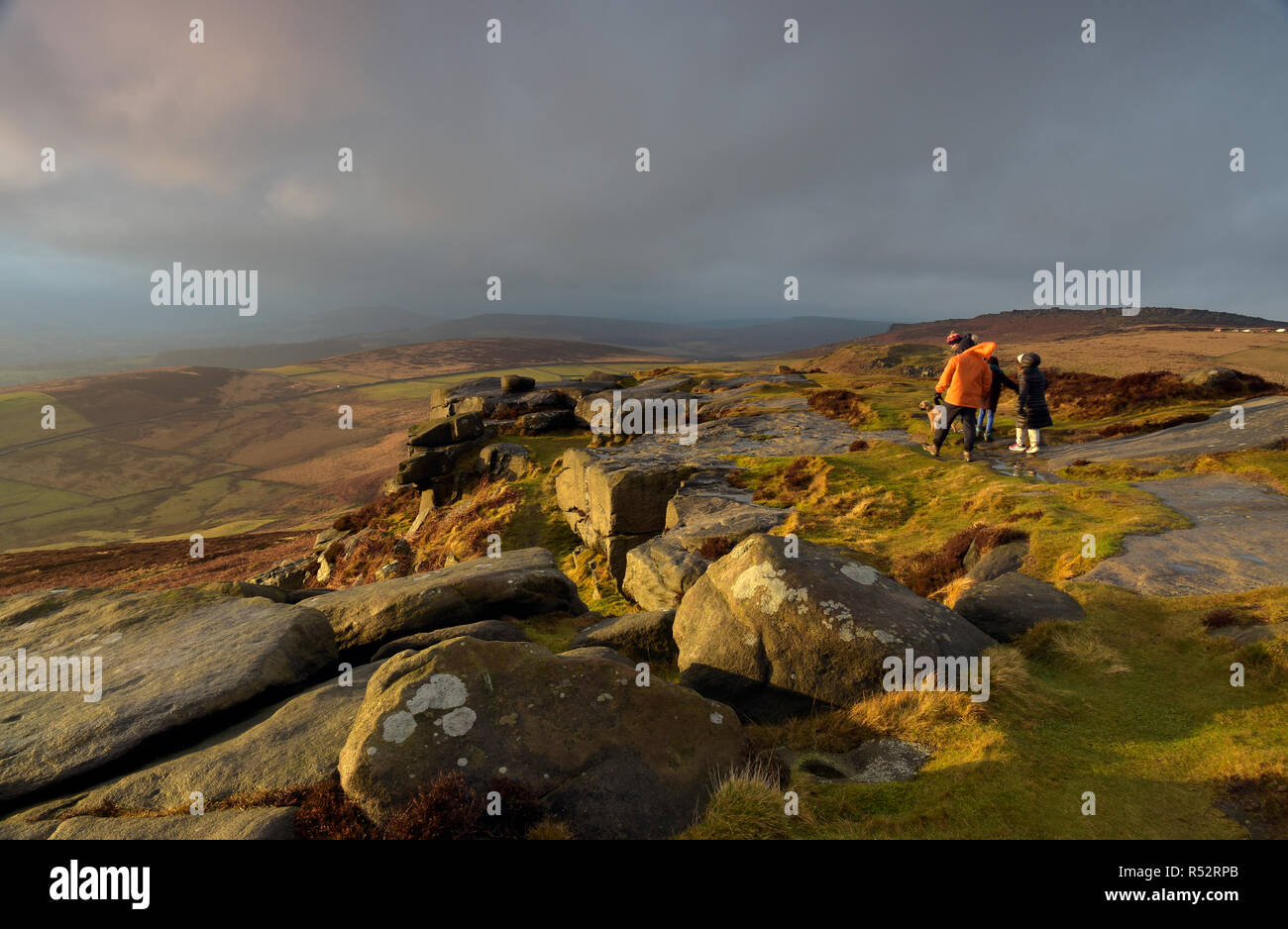 Peak District National Park in Derbyshire England Stock Photo - Alamy