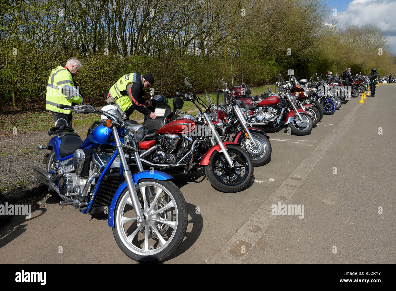 Biker in leathers hi-res stock photography and images - Alamy