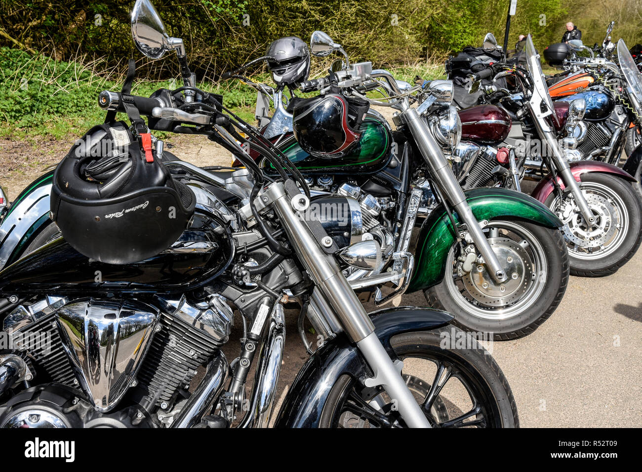 Motorcycle rally derbyshire hi-res stock photography and images - Alamy