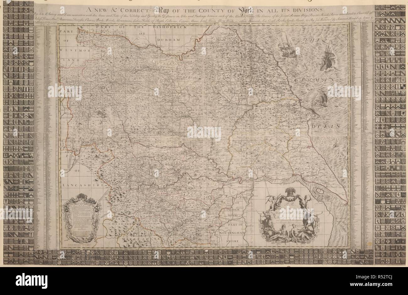 A map of the County of York in all its divisions . A new and correct ...