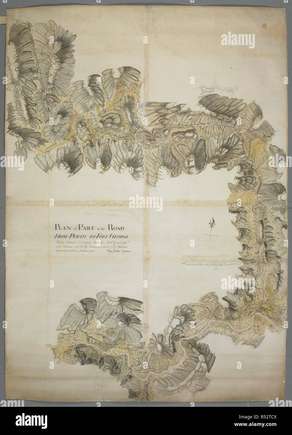 A plan of part of the road from Perth to Fort George. PLAN of PART of ...