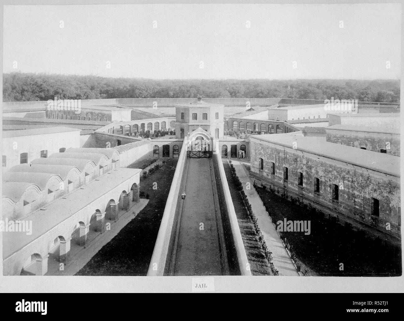 Photograph of Avenue to Rang Mahal Palace in Rampore or Rampur. Reading ...
