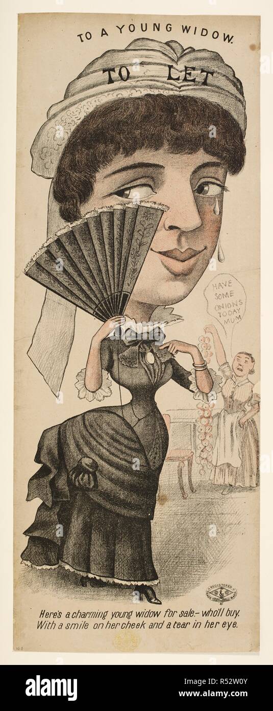 Victorian illustration woman crying hi-res stock photography and images ...