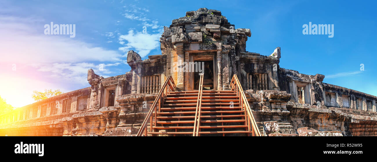 Ta Keo temple ruins is Khmer ancient temple in complex Angkor Wat in ...