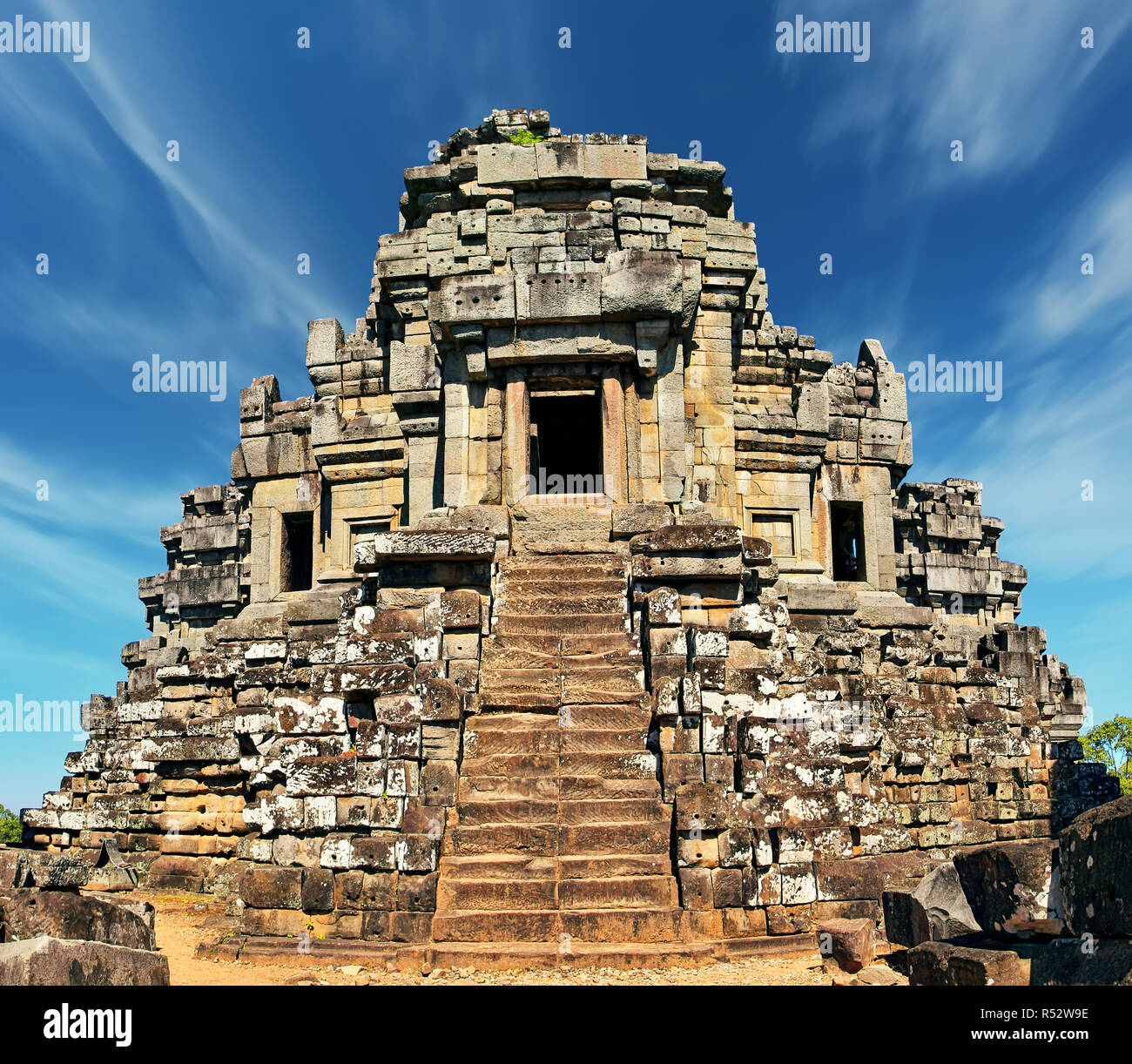 Ta Keo temple ruins is Khmer ancient temple in complex Angkor Wat in ...
