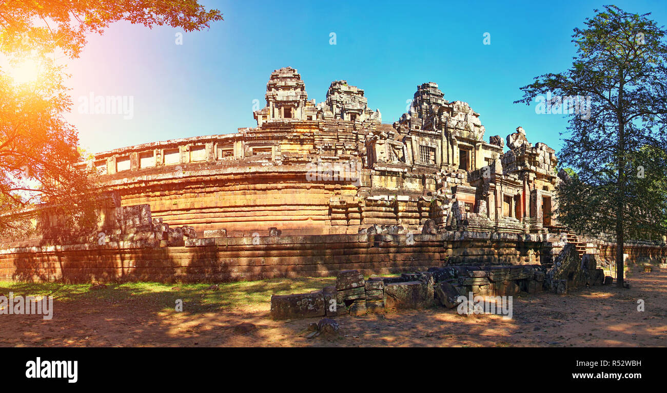 Ta Keo temple ruins is Khmer ancient temple in complex Angkor Wat in ...