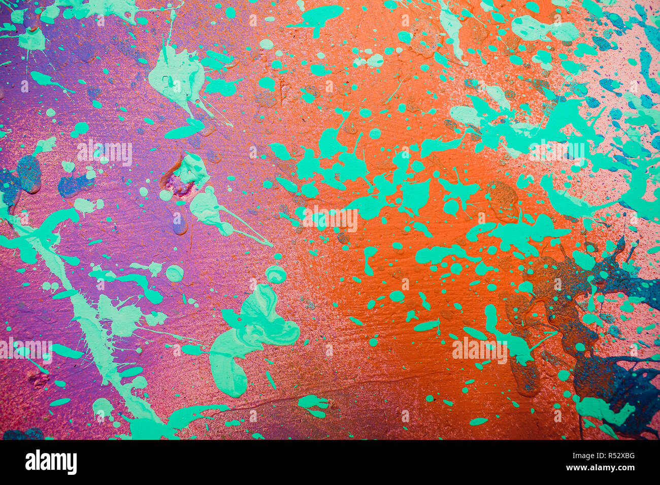 Concrete, weathered, worn wall damaged paint. Grungy Concrete Surface ...