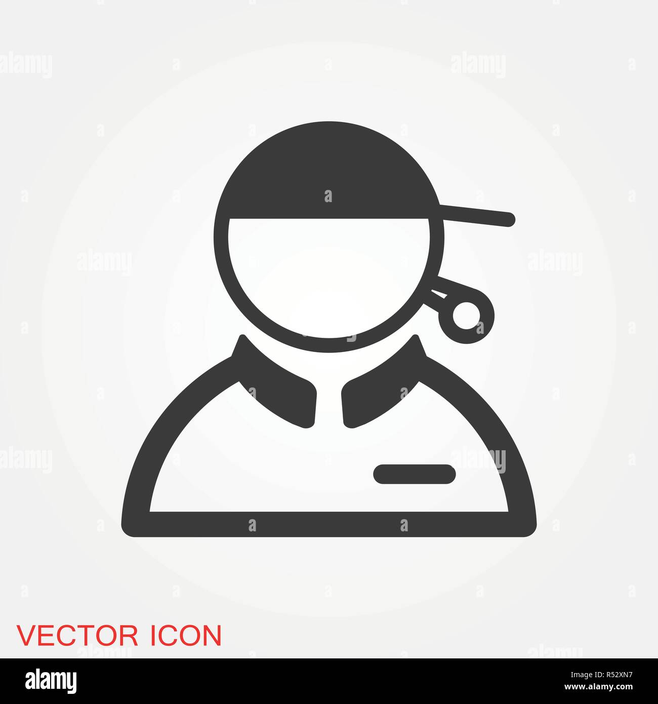 Coach icon vector, training and mentoring symbol Stock Vector Image ...