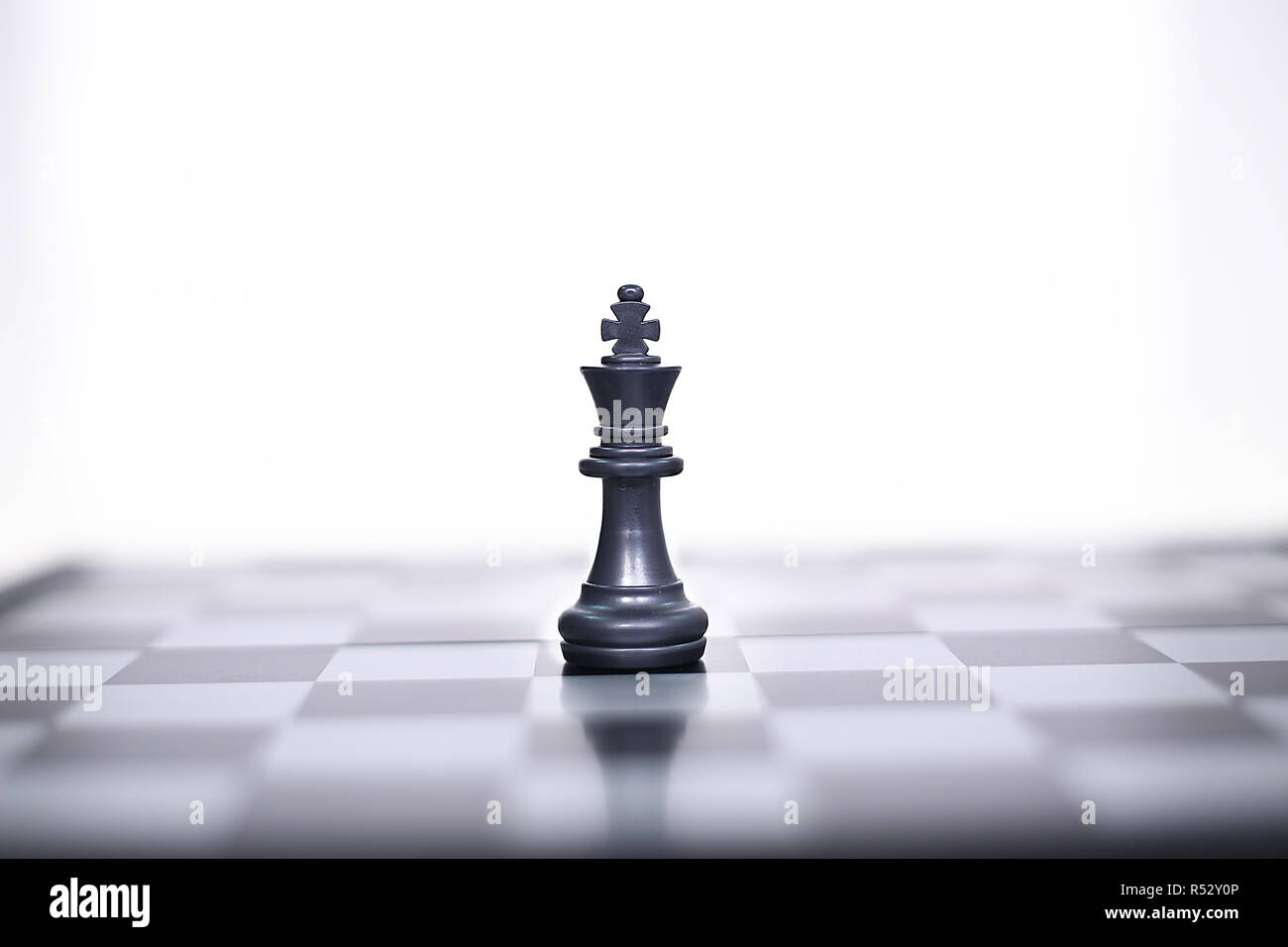 Picture of chess pawn on the chessboard. Isolated on the white ...