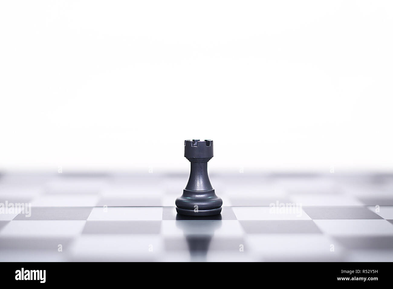 Picture of chess pawn on the chessboard. Isolated on the white ...