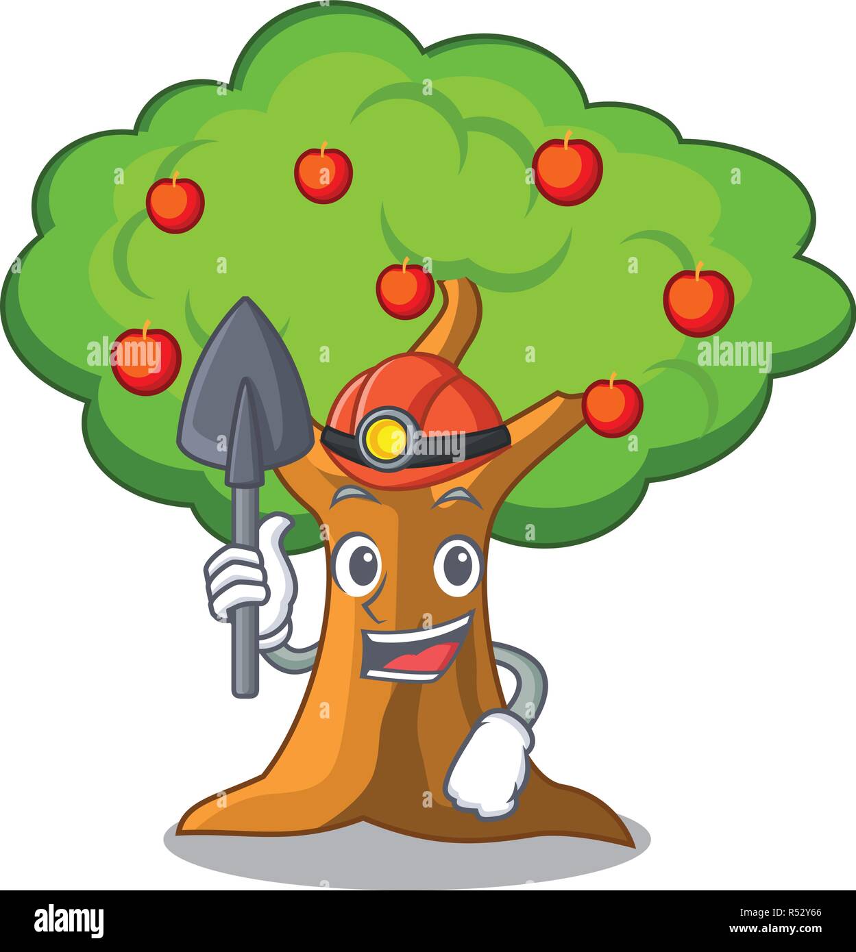 Tree digger Stock Vector Images - Alamy