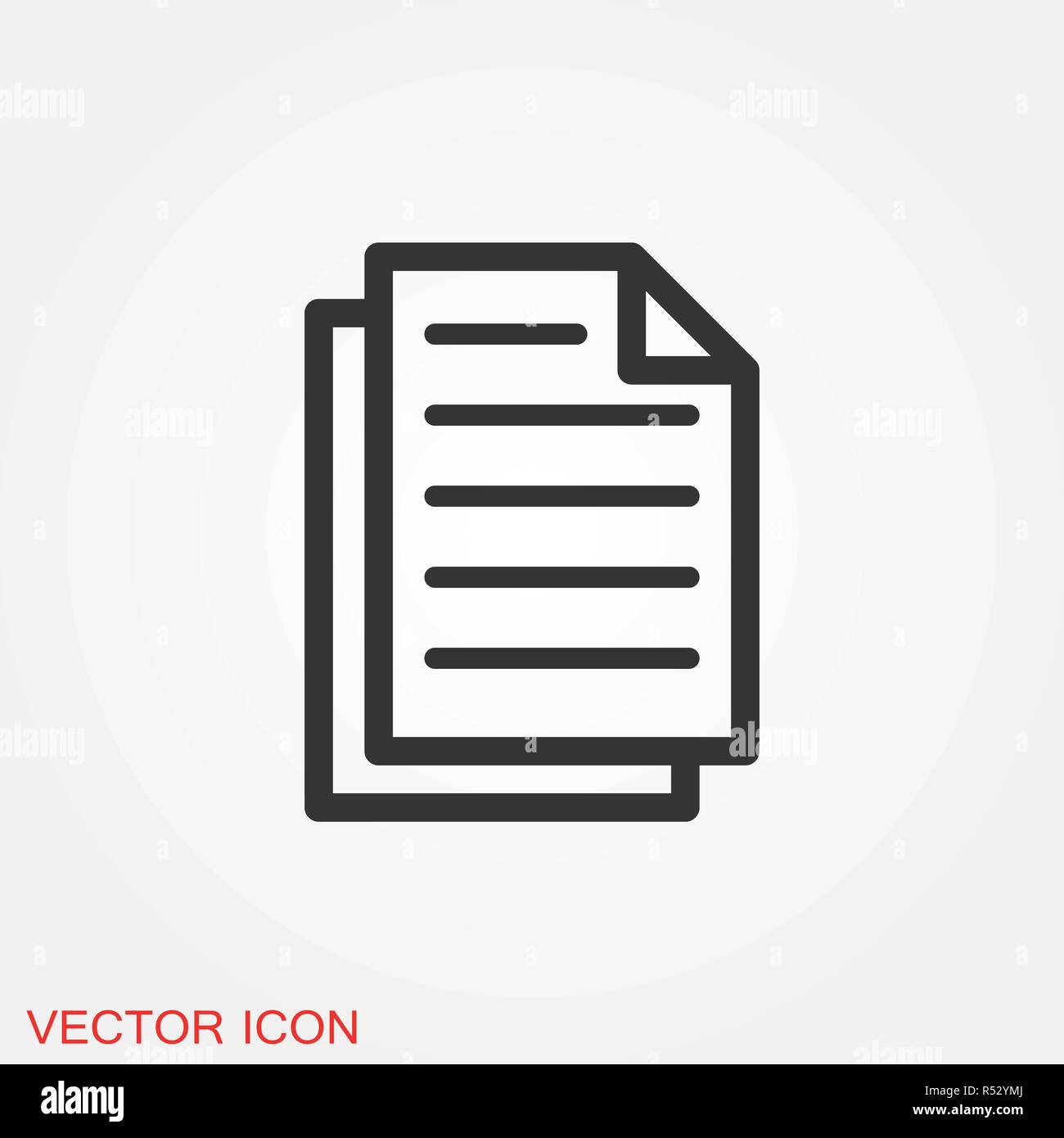 Copy file duplicate document icon hi-res stock photography and images - Alamy