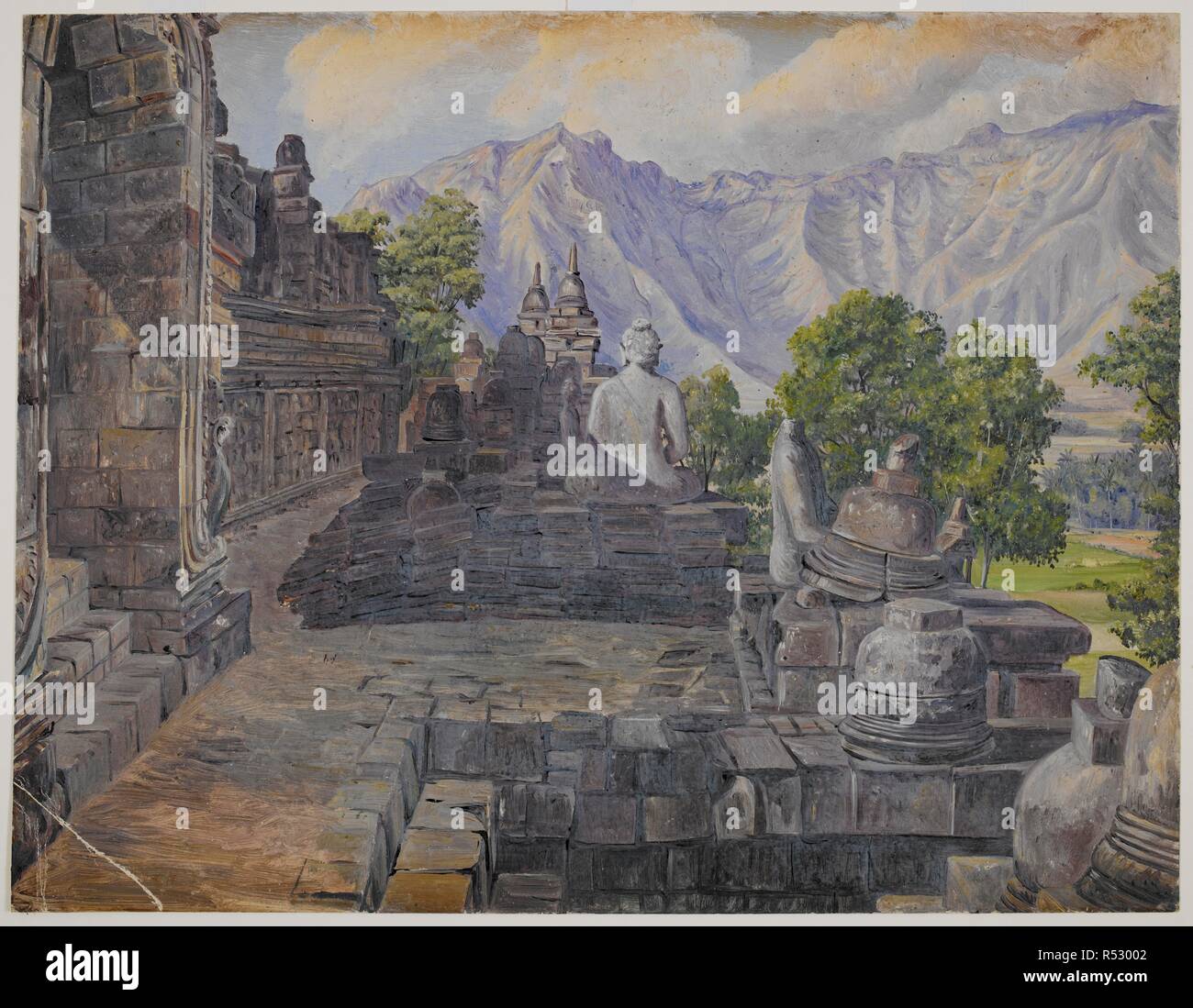 'Boro Bodo, Java'. 1876. oil paint; paper. Source: WD 3215. Author ...