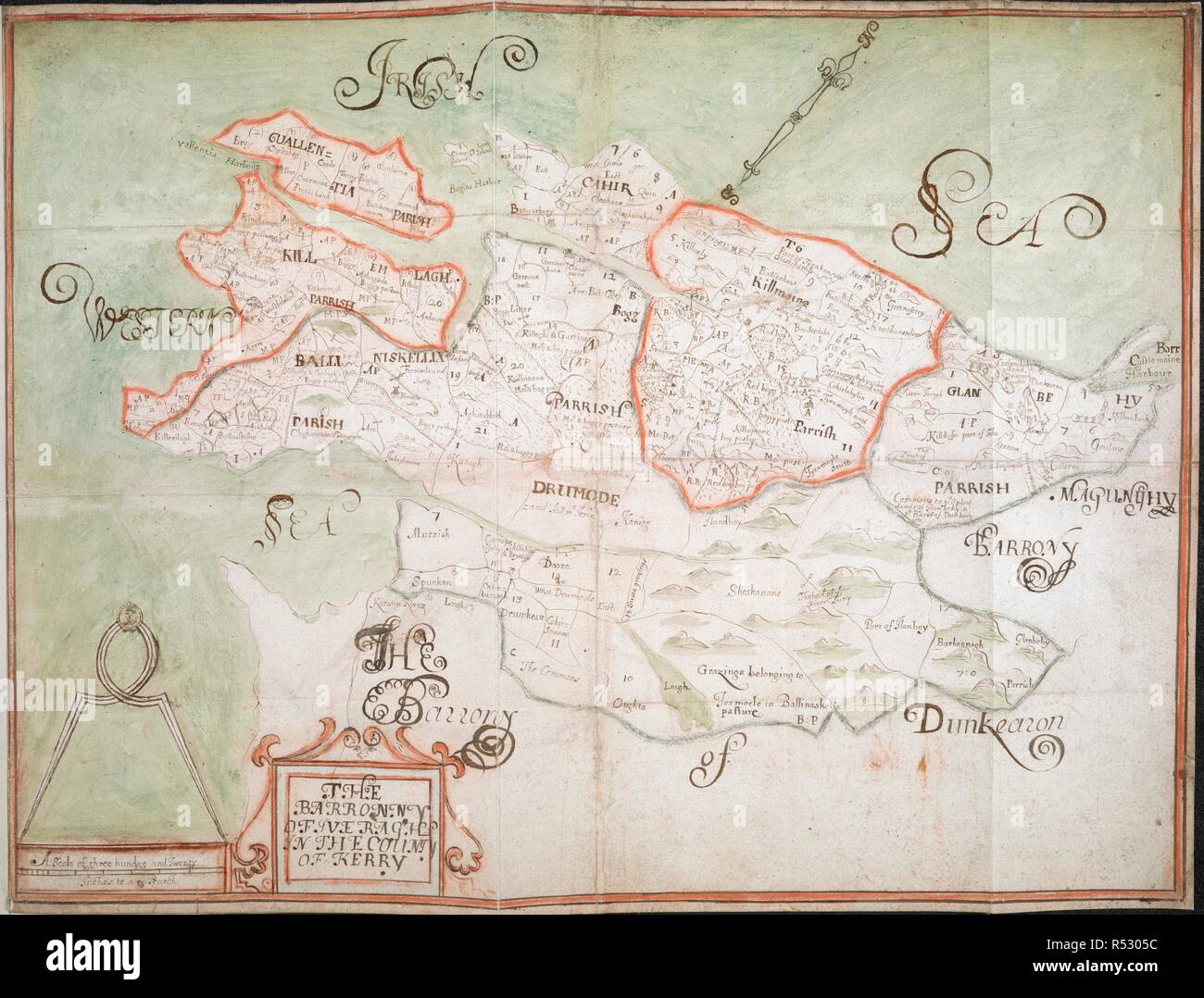 Map of north down ireland hi-res stock photography and images - Alamy