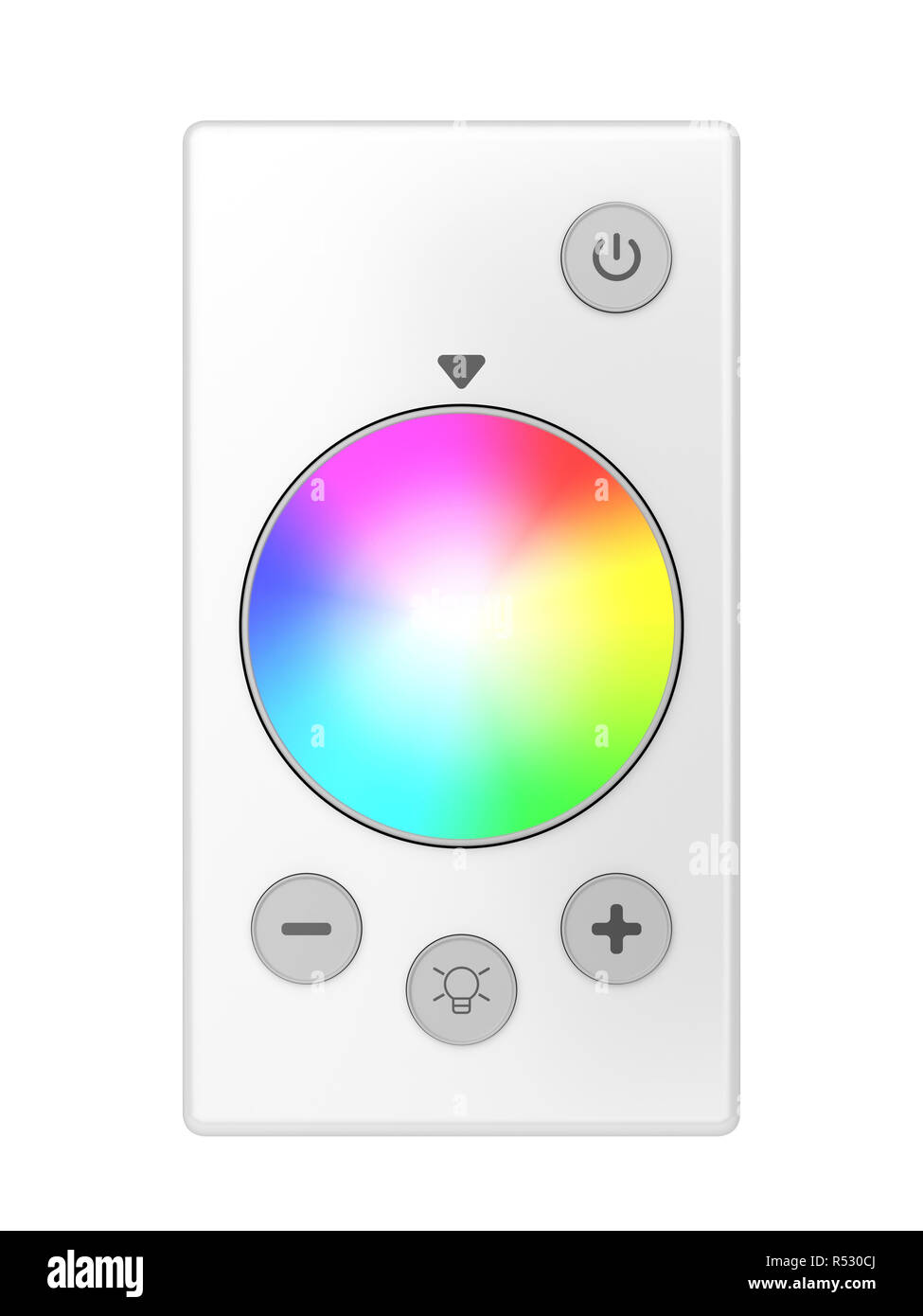 Remote control for LED light bulb Stock Photo - Alamy