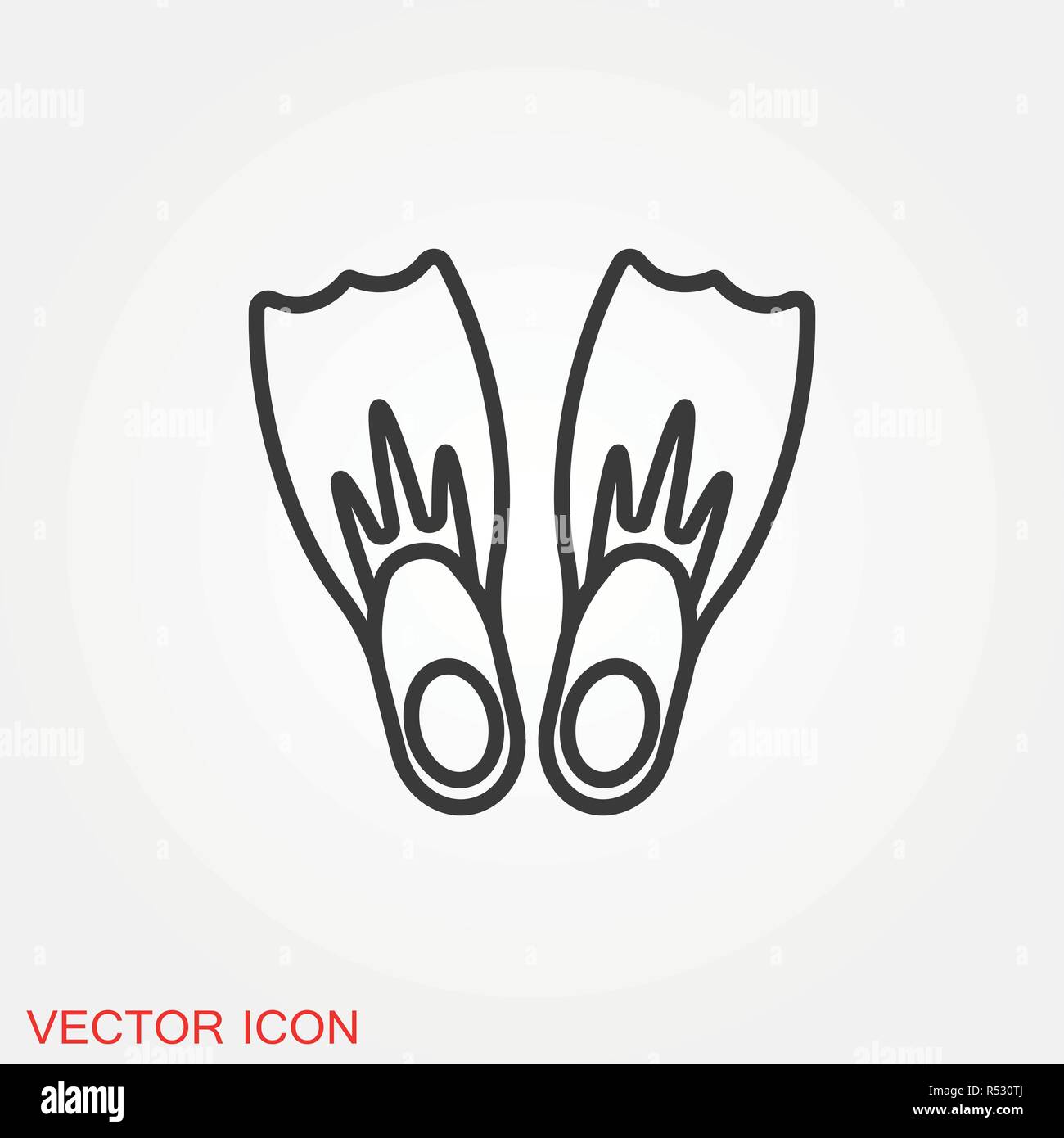 Diving icon, water sport vector sign, symbol for design Stock Vector ...