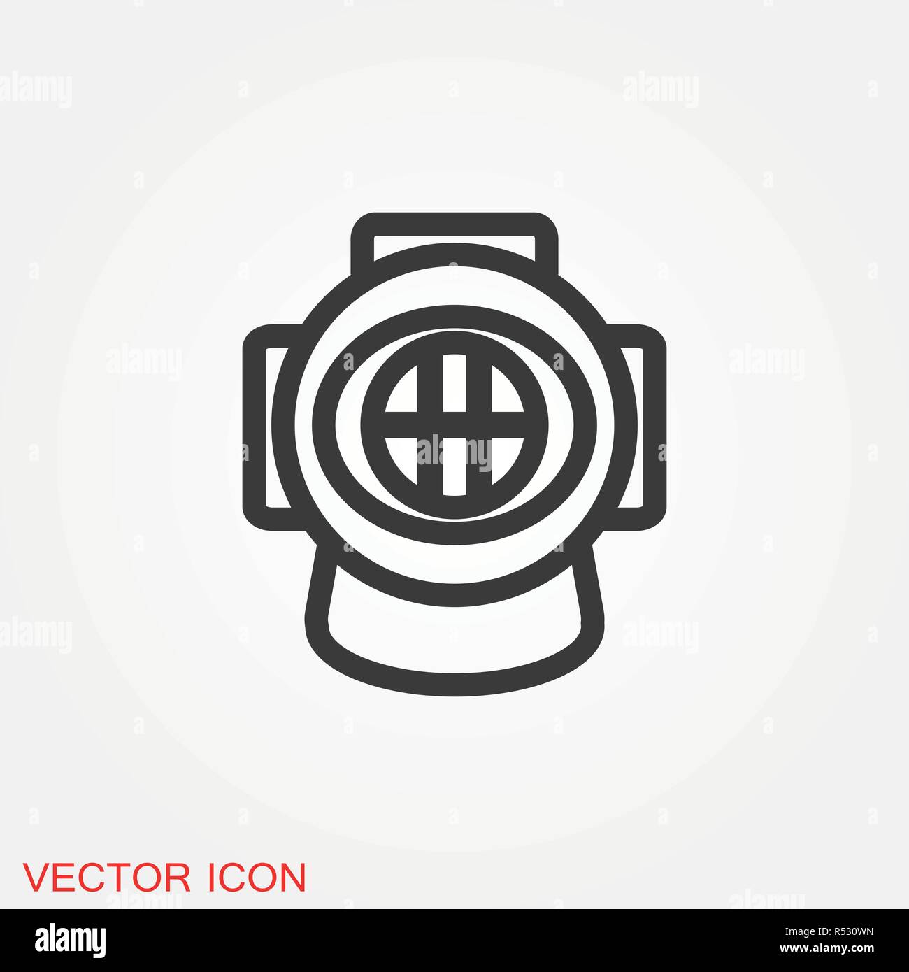 Diving icon, water sport vector sign, symbol for design Stock Vector ...