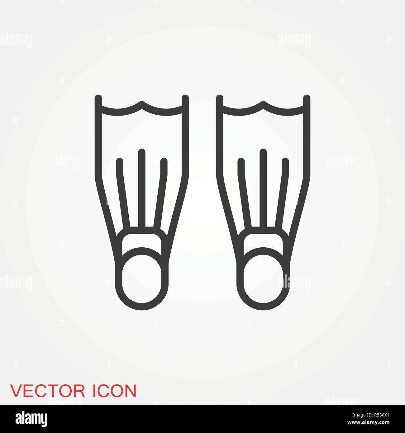 Diving icon, water sport vector sign, symbol for design Stock Vector ...