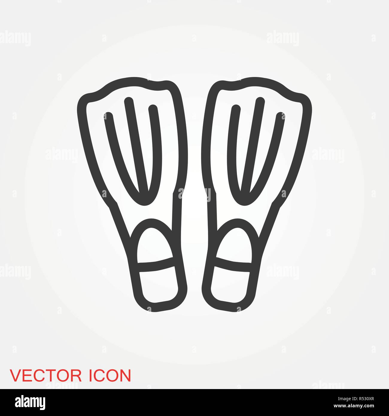 Diving icon, water sport vector sign, symbol for design Stock Vector ...