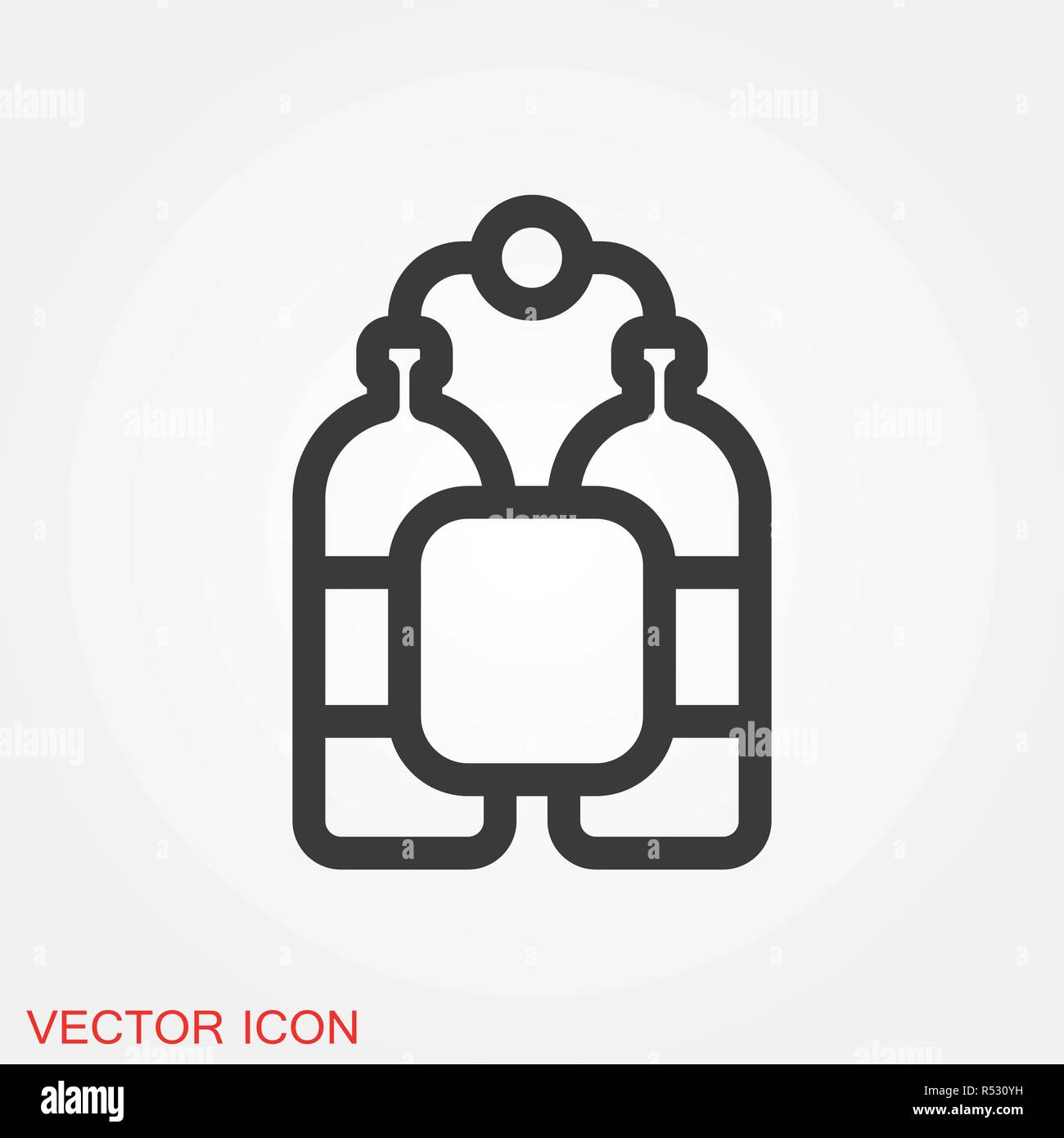 Diving icon, water sport vector sign, symbol for design Stock Vector ...