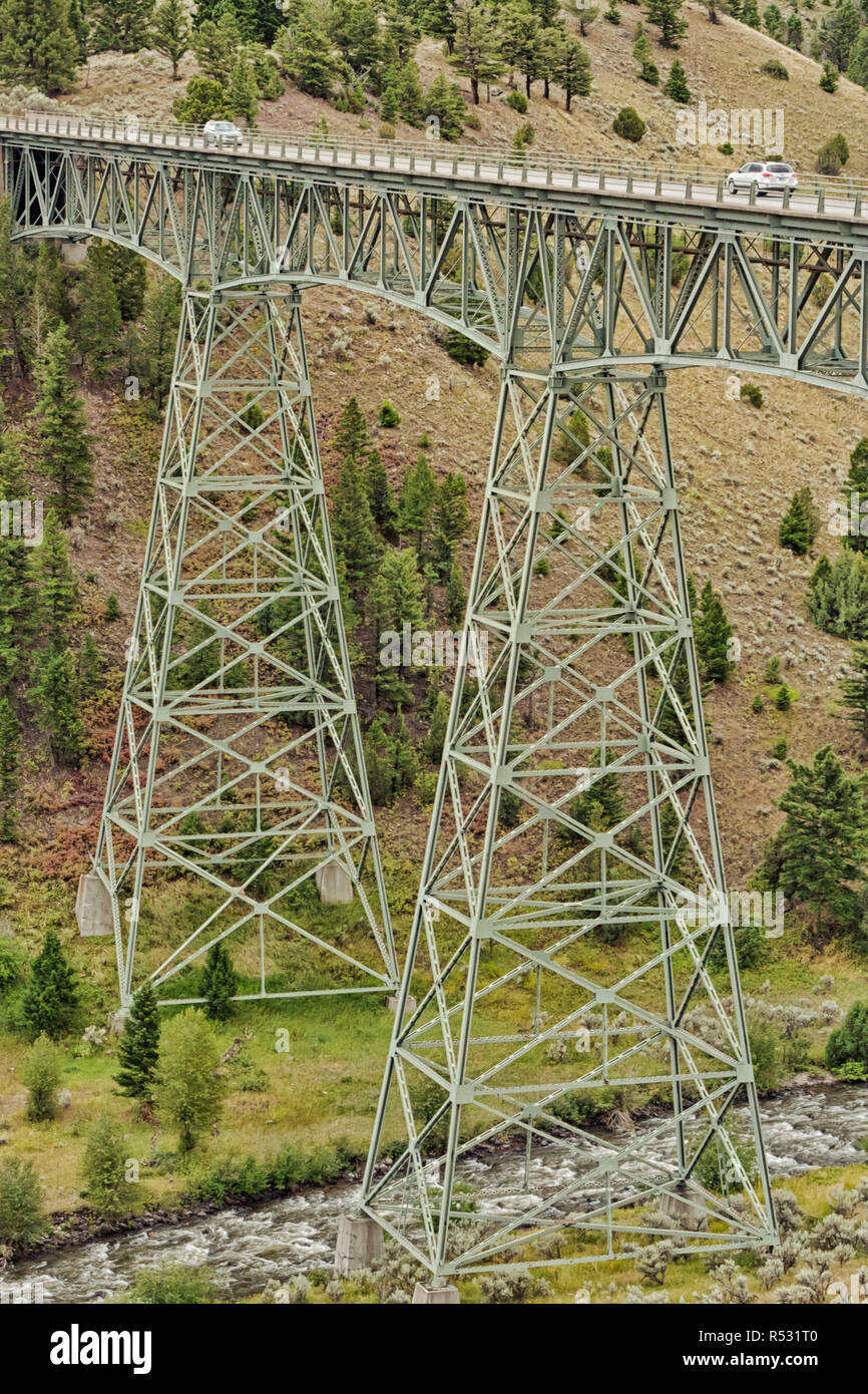 Yellowstone grand loop bridge hi-res stock photography and images - Alamy