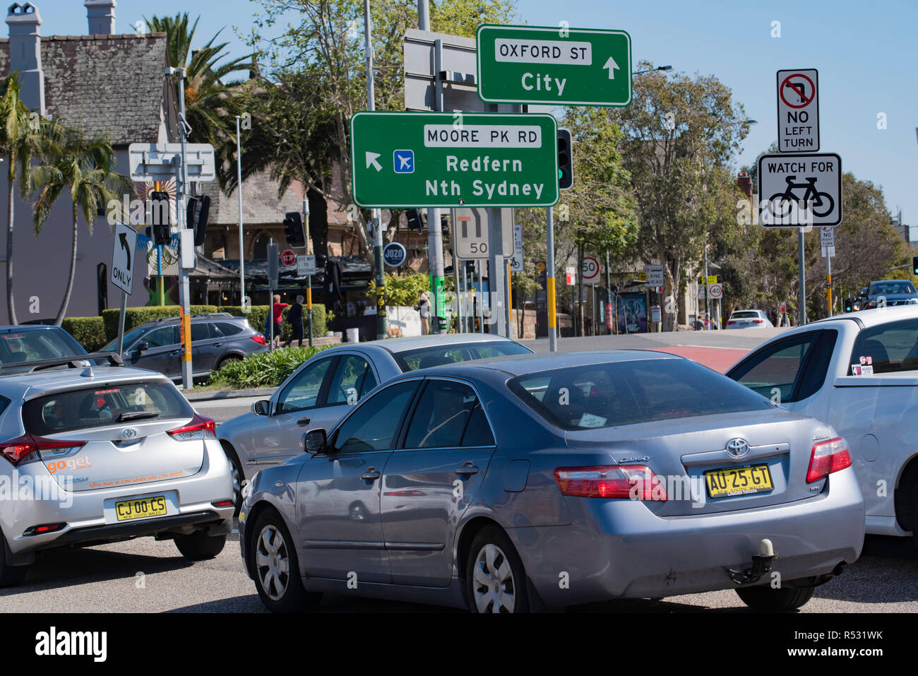 Sydney road signs hi-res stock photography and images - Alamy