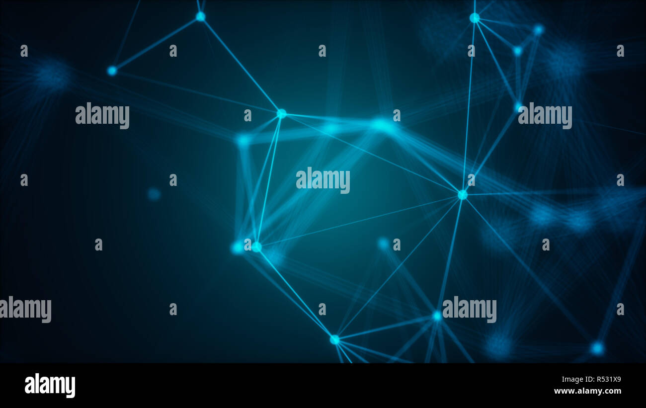 Lines connected dots technology hi-res stock photography and images - Alamy