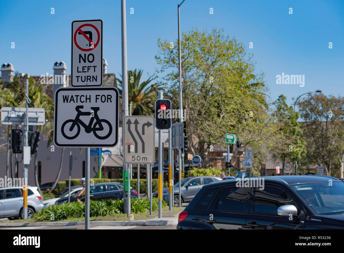 Sydney road signs hi-res stock photography and images - Alamy