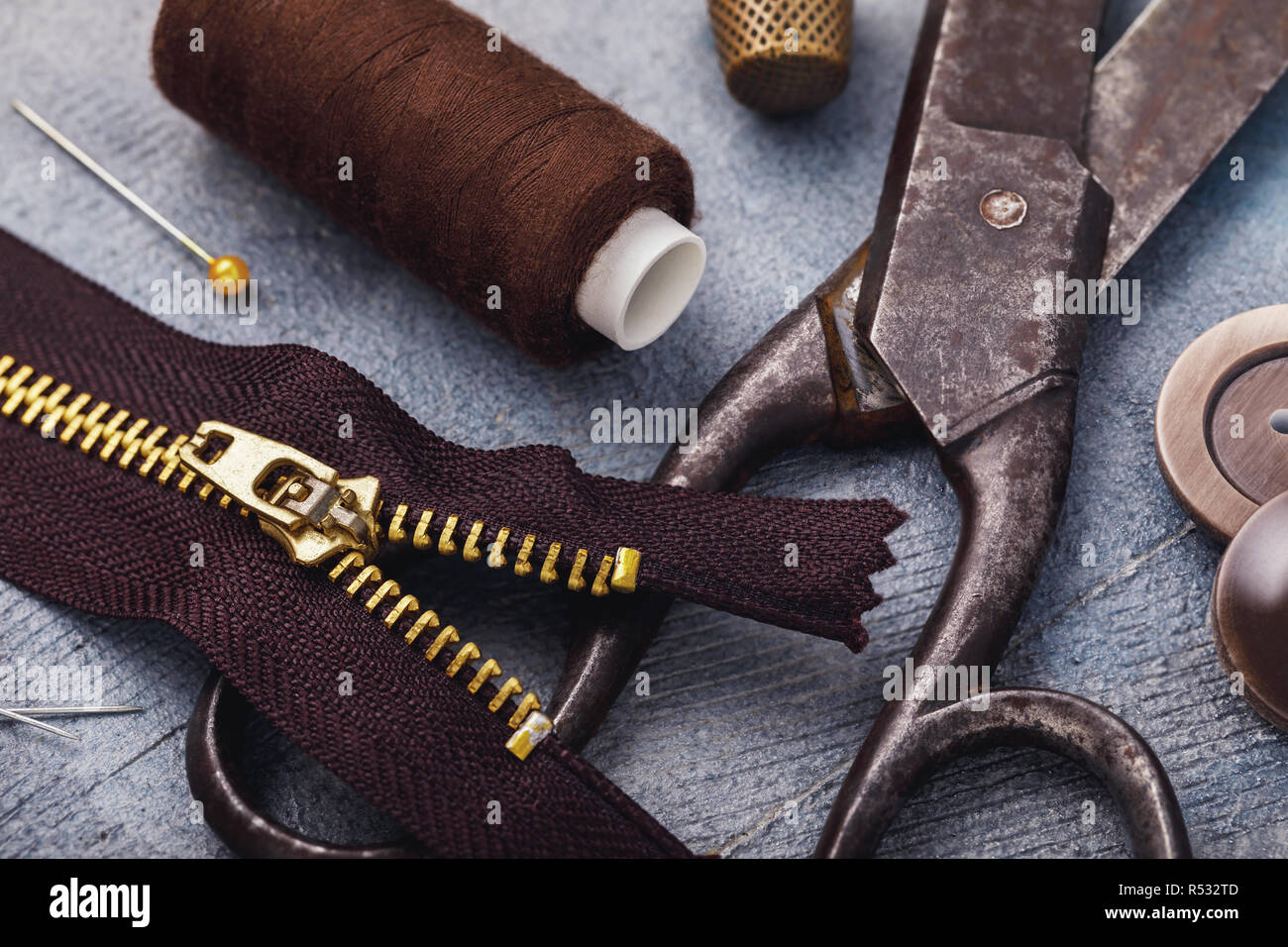 Coil zipper hi-res stock photography and images - Alamy