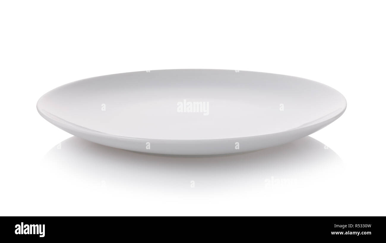 White Plate Side View