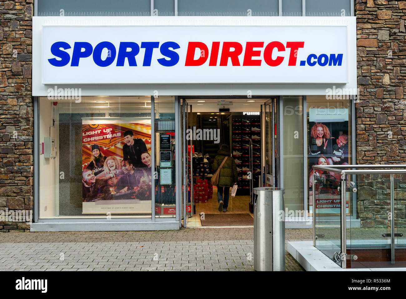Sports Direct store entrance and shopfront in Scotts Street, Killarney ...