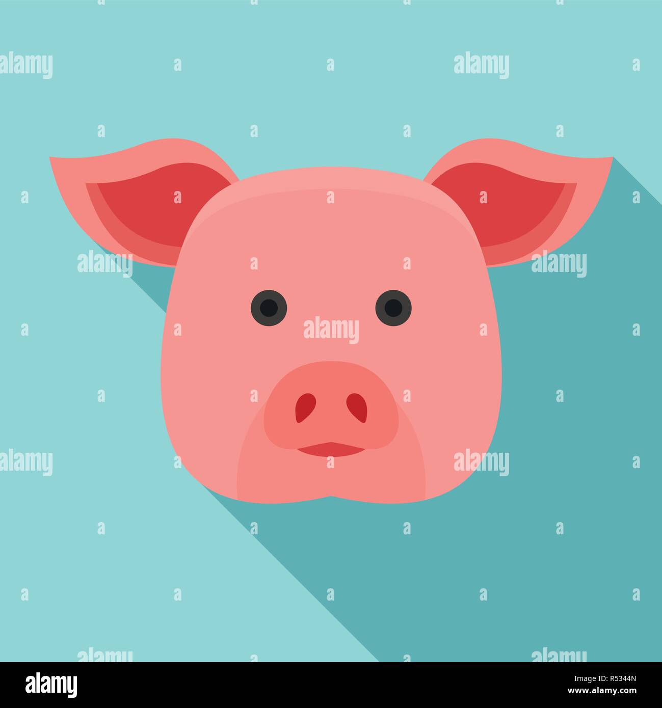 Affectionate pig Stock Vector Images - Alamy