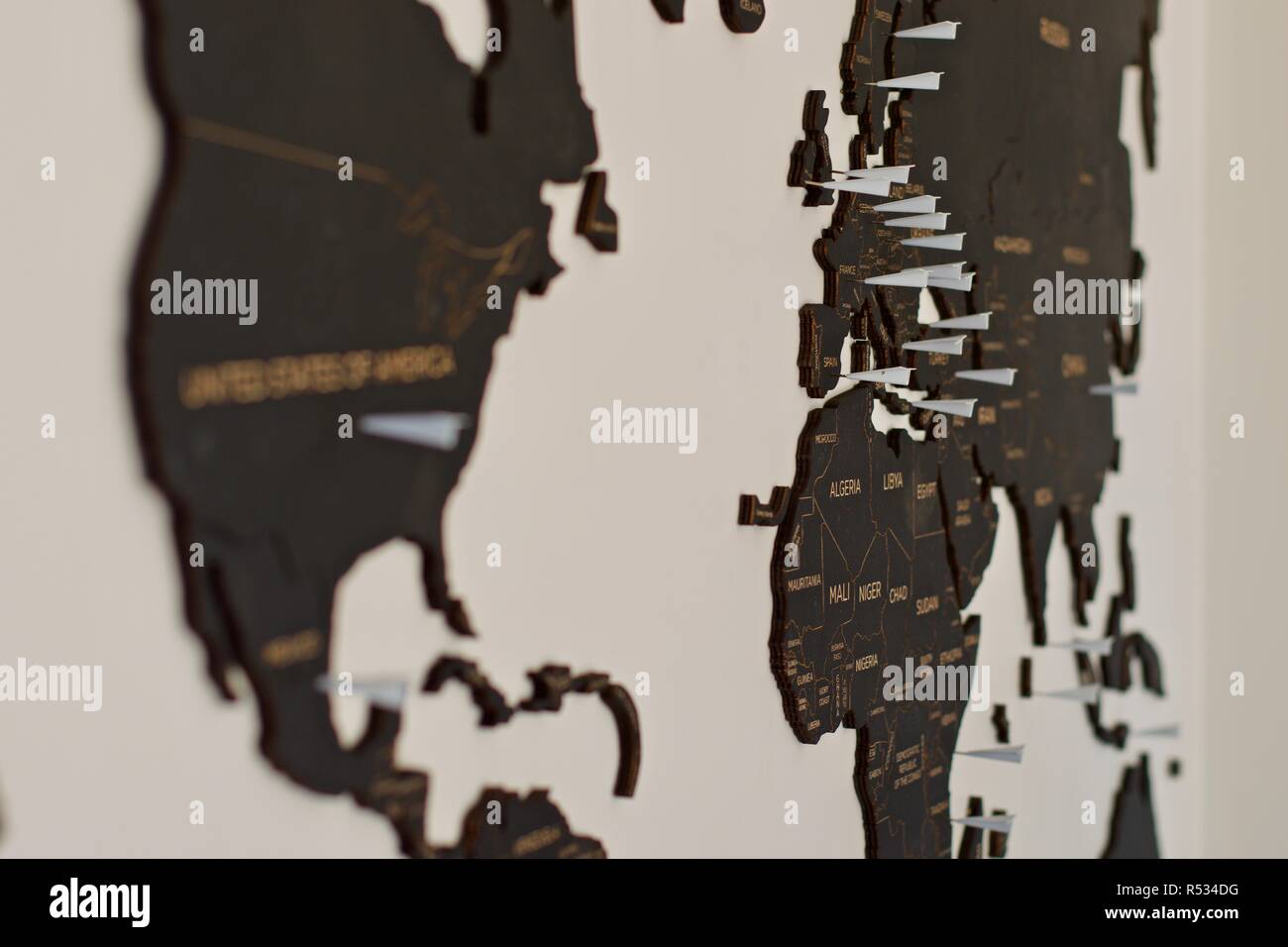 Map of wood hi-res stock photography and images - Alamy