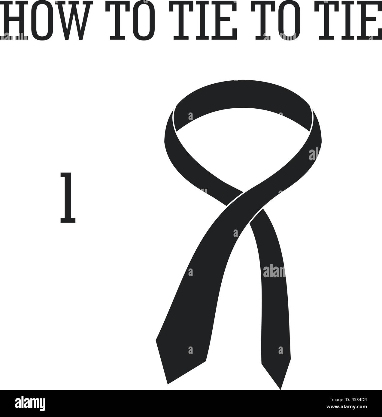 How to tie icon. Simple illustration of how to tie vector icon for web ...