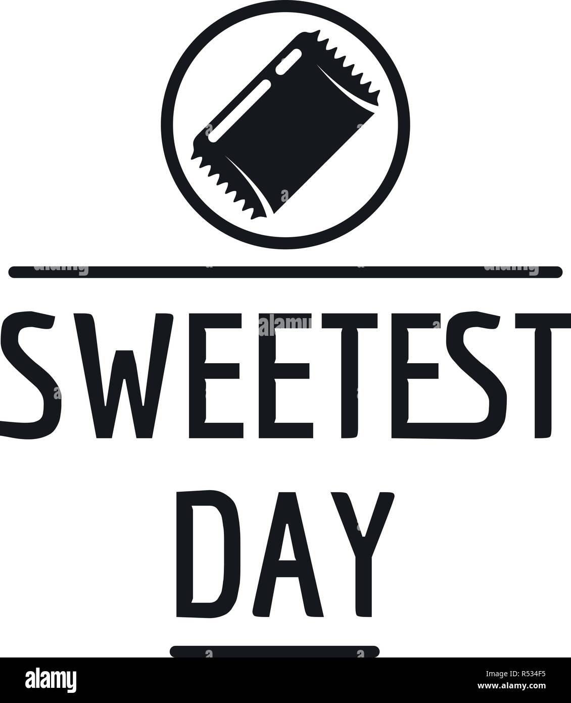 Sweet day logo. Simple illustration of sweet day vector logo for web ...